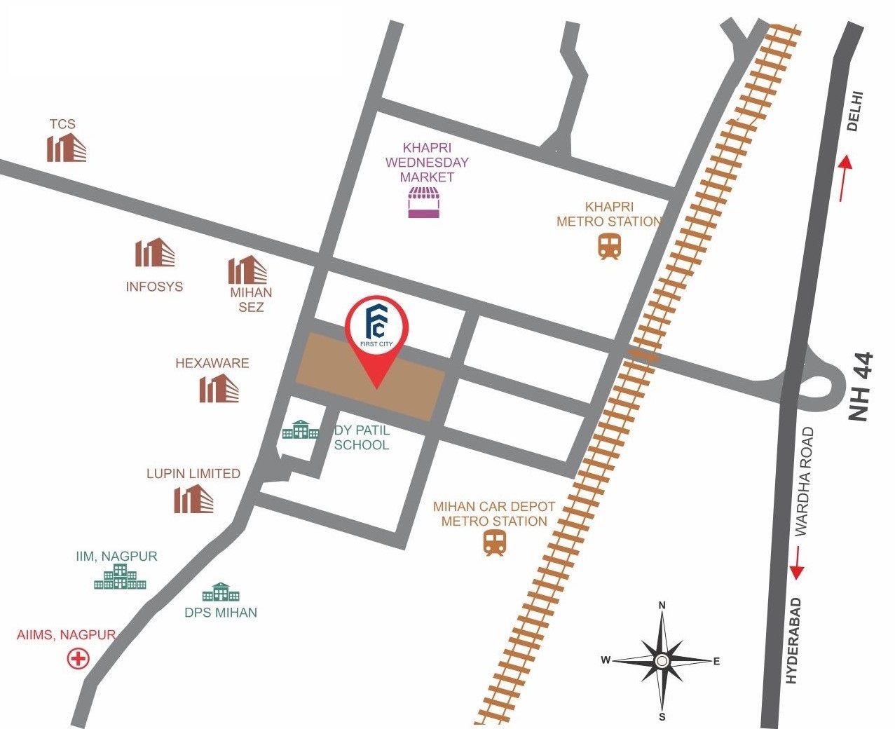 Flats for Sale in Nagpur, Apartments in Mihan | IJM First City