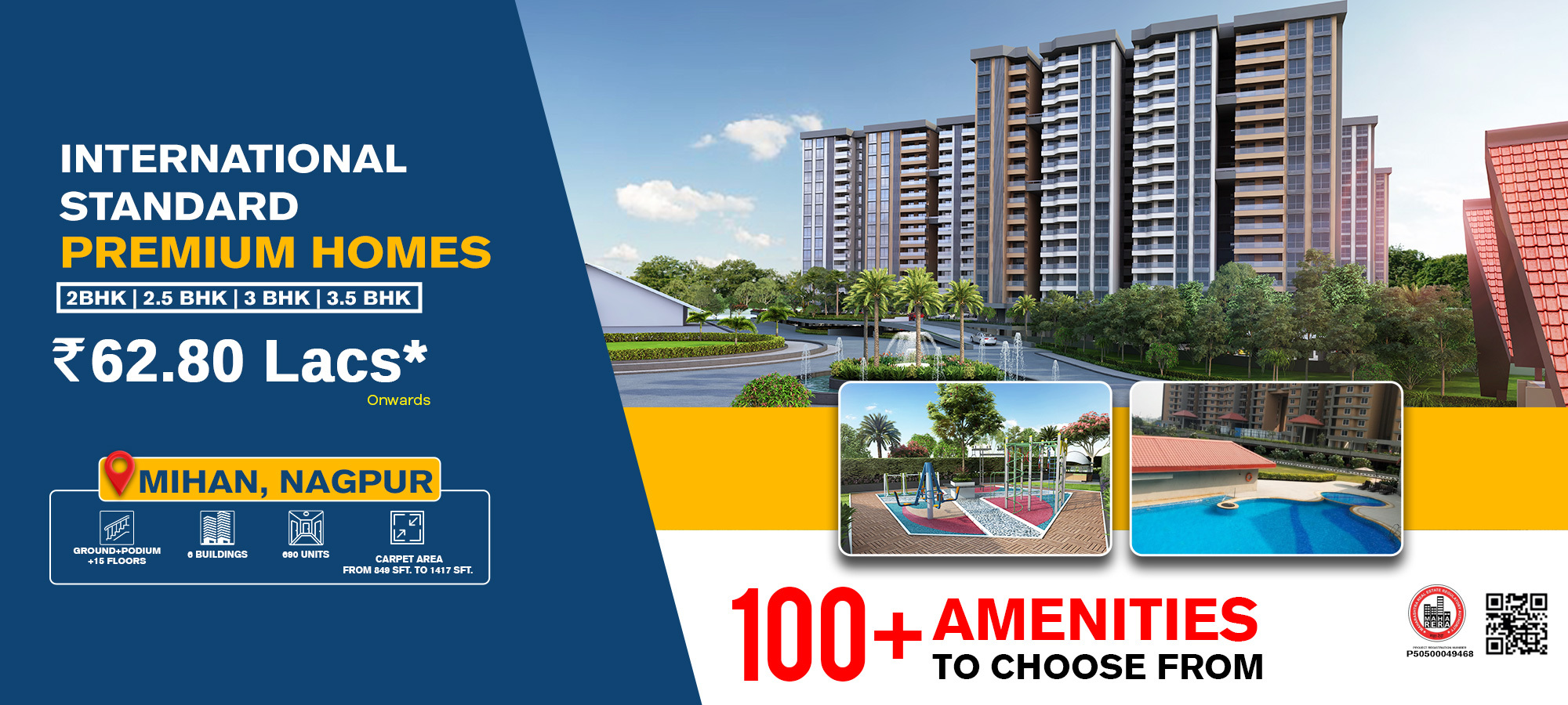 Apartments/Flats For Sale in Mihan | IJM | First city Nagpur