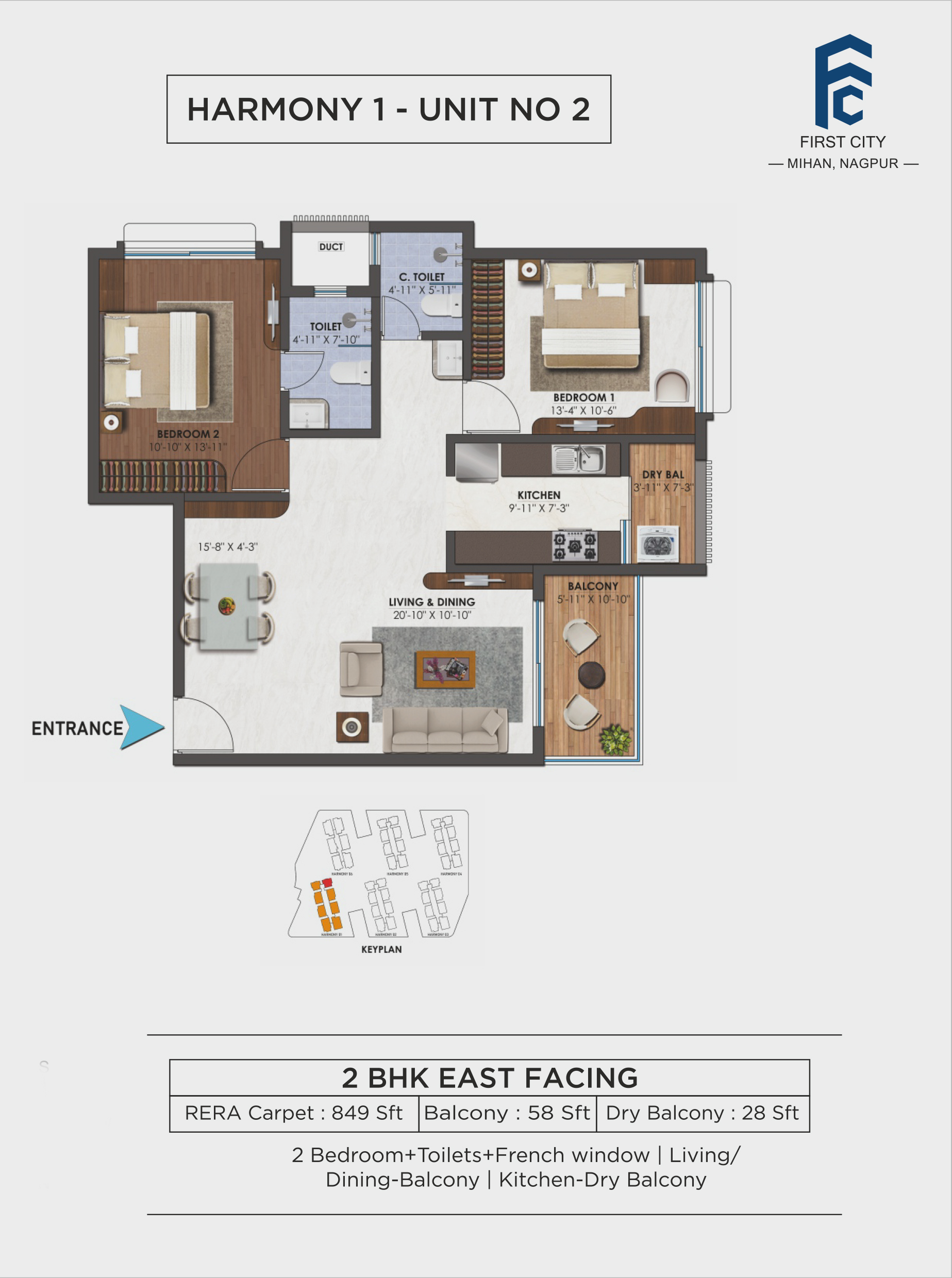 Apartments/Flats For Sale in Mihan | IJM | First city Nagpur